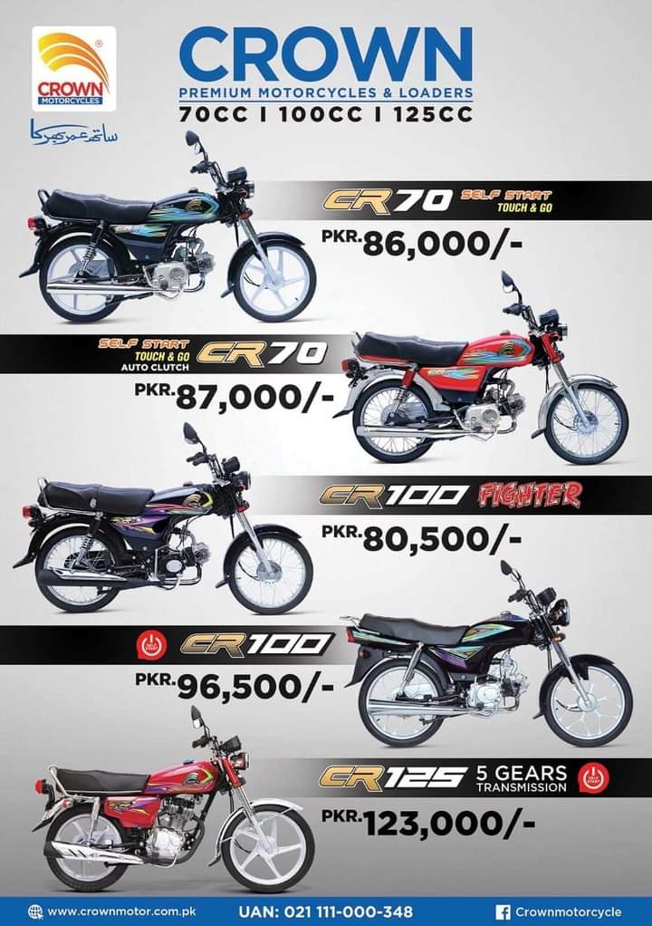 Crown Motorcycles hints price hike - Horsepower Pakistan