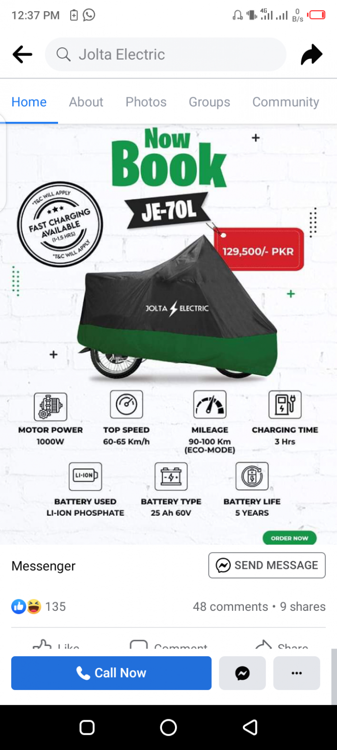 Jolta electric launches new motorcycles - Horsepower Pakistan