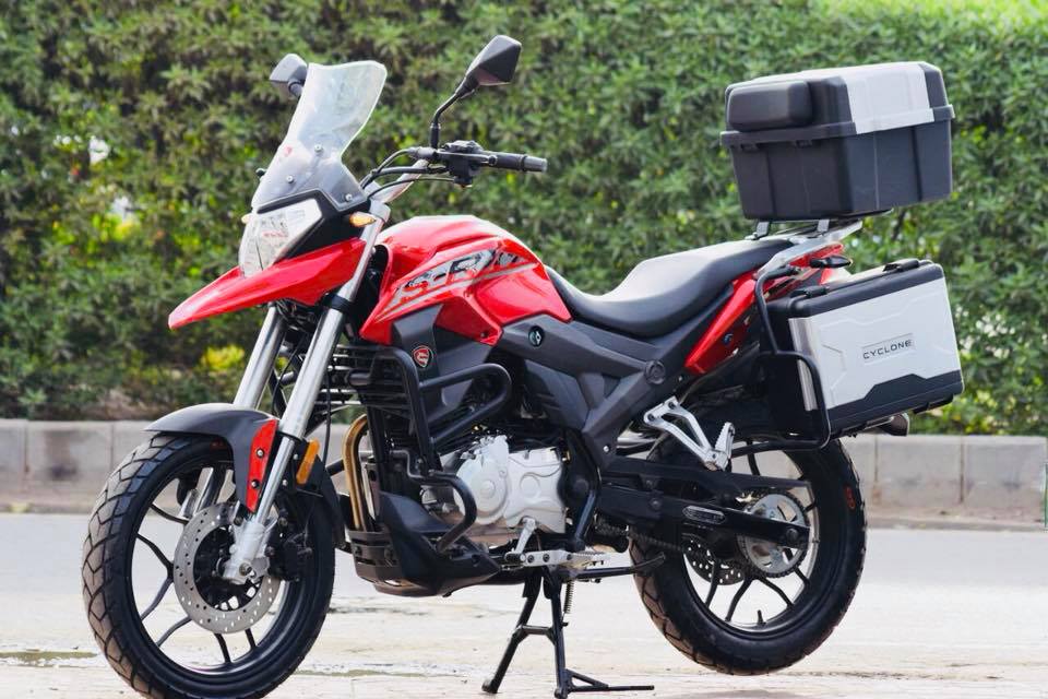 Suzuki GS150 Modified with Zongshen RX1 250CC Engine - Horsepower Pakistan