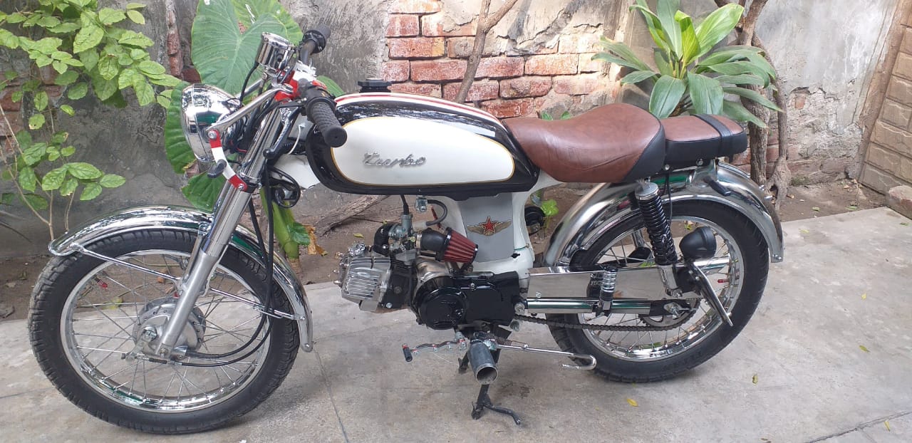 Retro Modified Honda CD70 - Horsepower Pakistan