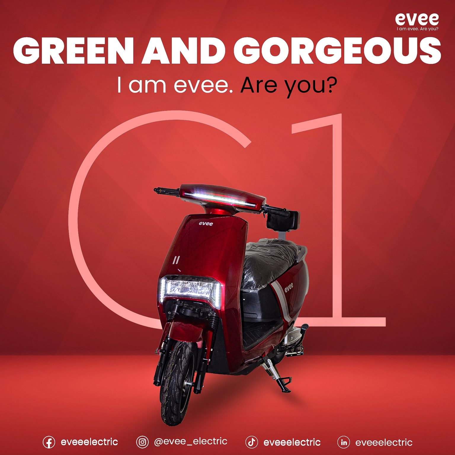 EVEE C1 PRO, An improved Electric Scooter! - Horsepower Pakistan